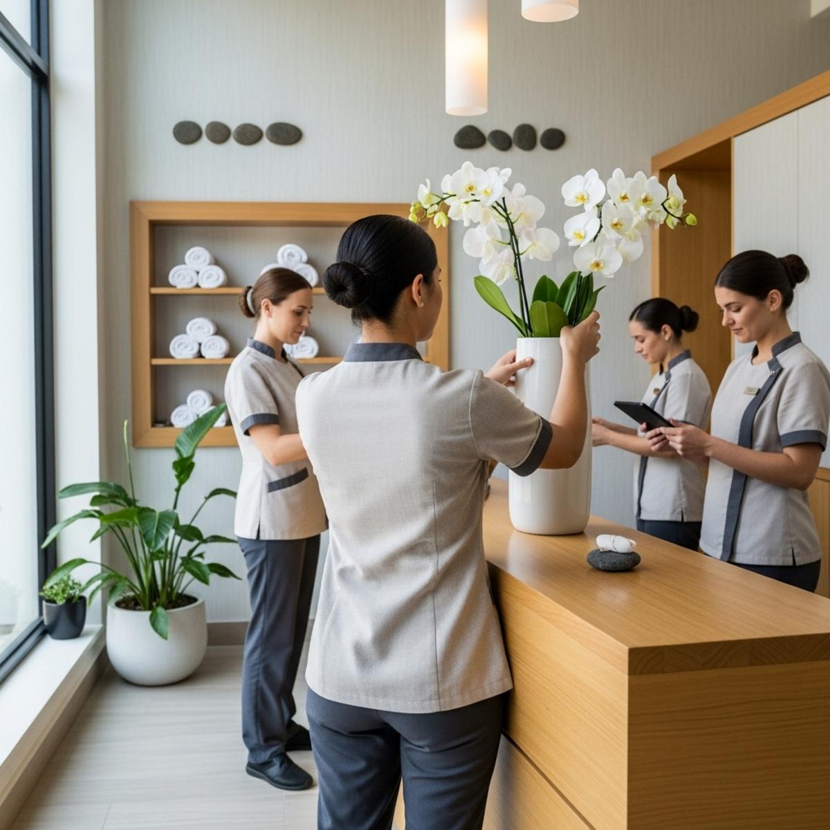 Đồng Phục Spa Nam Chuẩn Chuyên Nghiệp Nâng Tầm Thương Hiệu